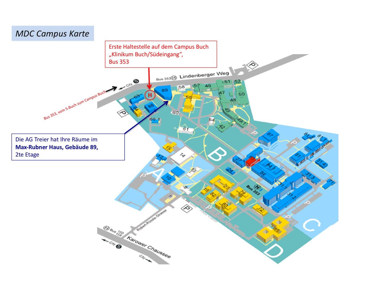 Wie Sie uns finden | MDC Berlin